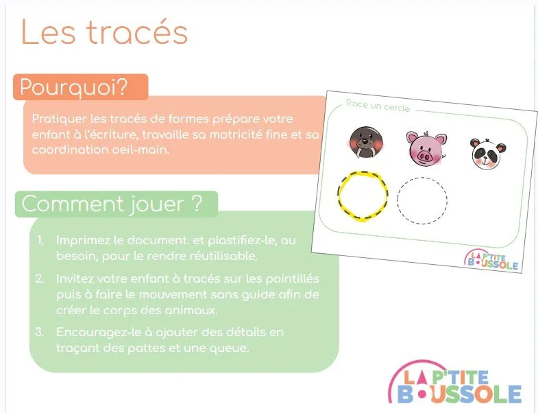 La p'tite boussole — Les tracés - Formes géométriques