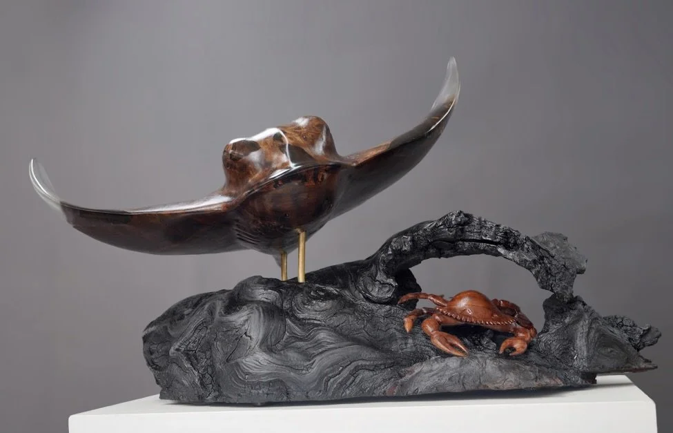 Bat Ray - AVAILABLE — Blake McFarland Sculptures