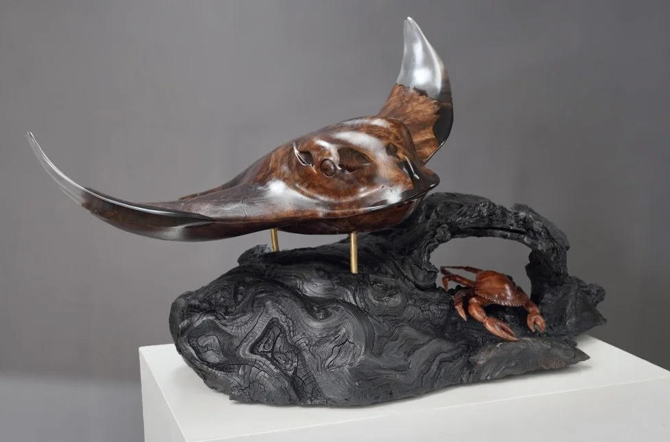 Bat Ray - AVAILABLE — Blake McFarland Sculptures