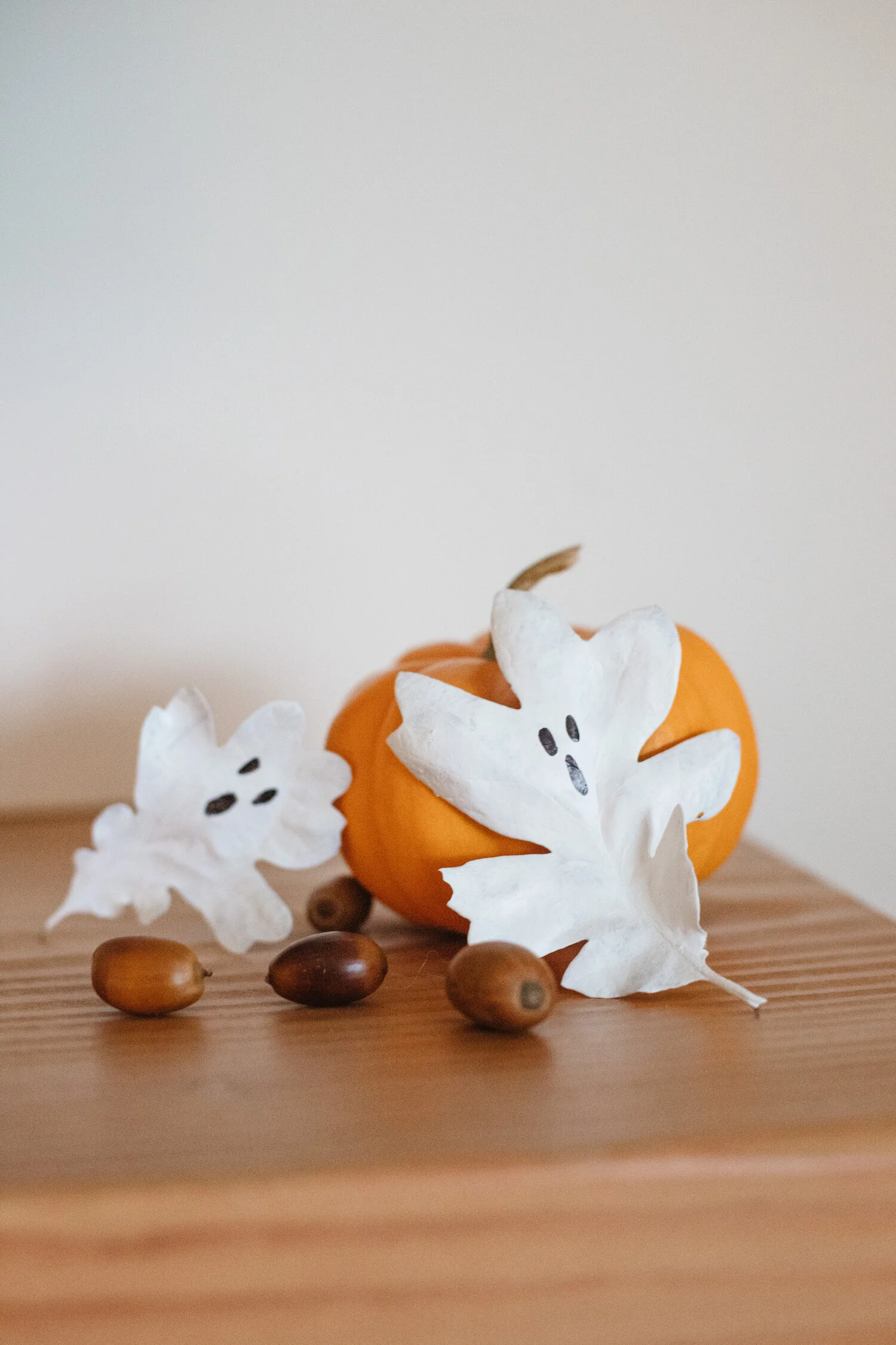 DIY Ghosts with Garry Oak Leaves — The Purposeful You · Garden ...