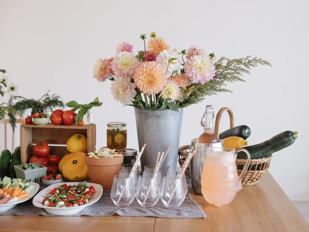 Throwing a Farmer’s Market Themed Party! — The Purposeful You · Garden ...