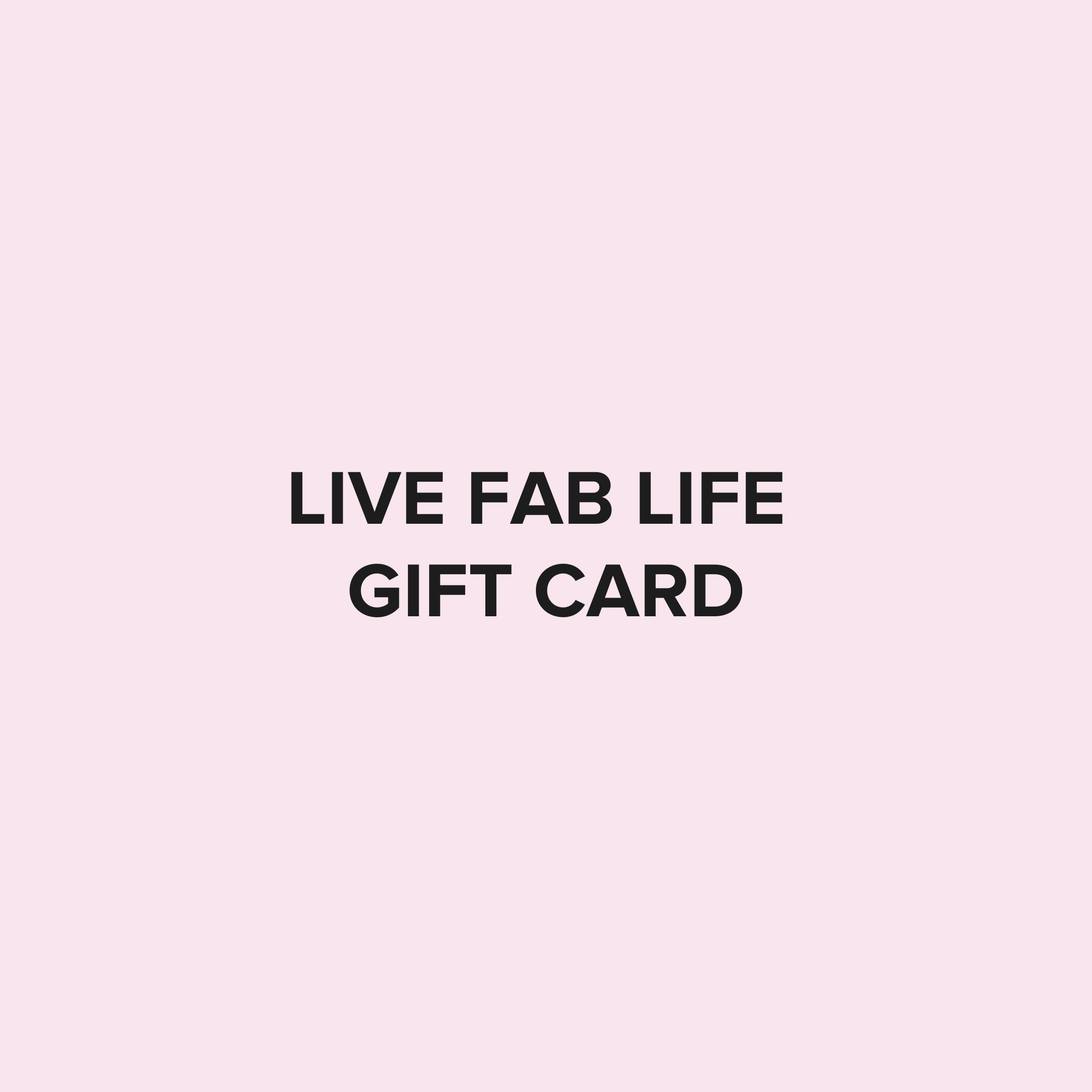 Store 2 — Live FAB Life