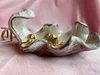 Pink Porcelain Clam Shell Dish — Minnie-Mae Studio