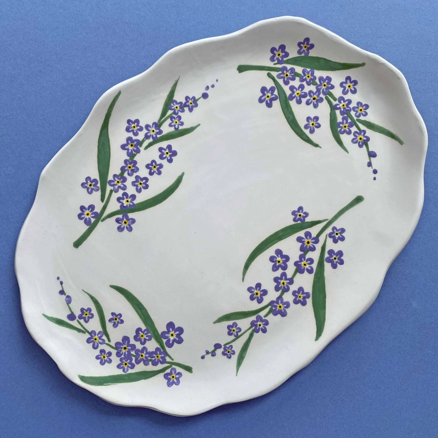 Mimosa Platter — Minnie-Mae Studio