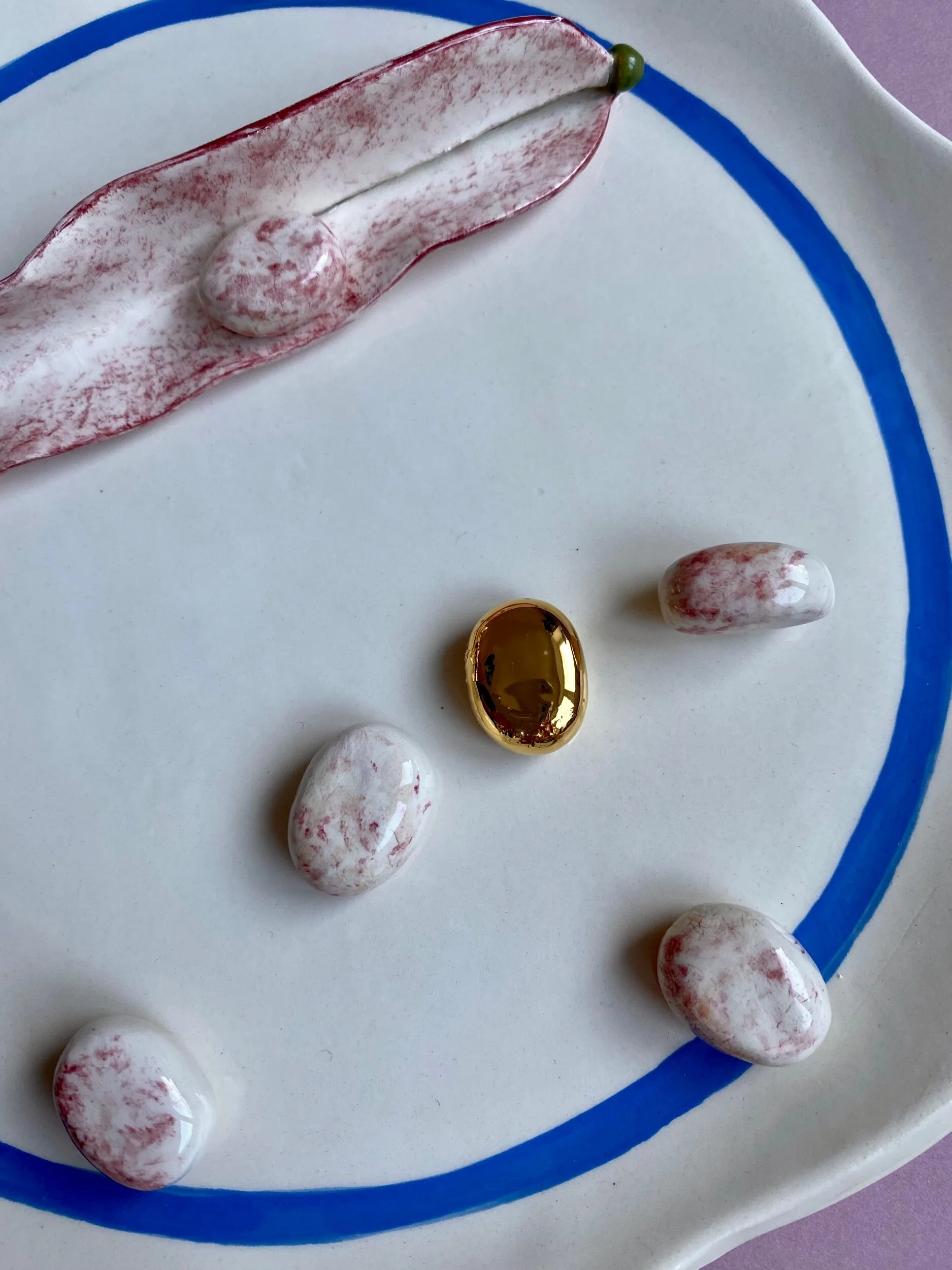 Oyster Shell Pinch Pot Pair — Minnie-Mae Studio