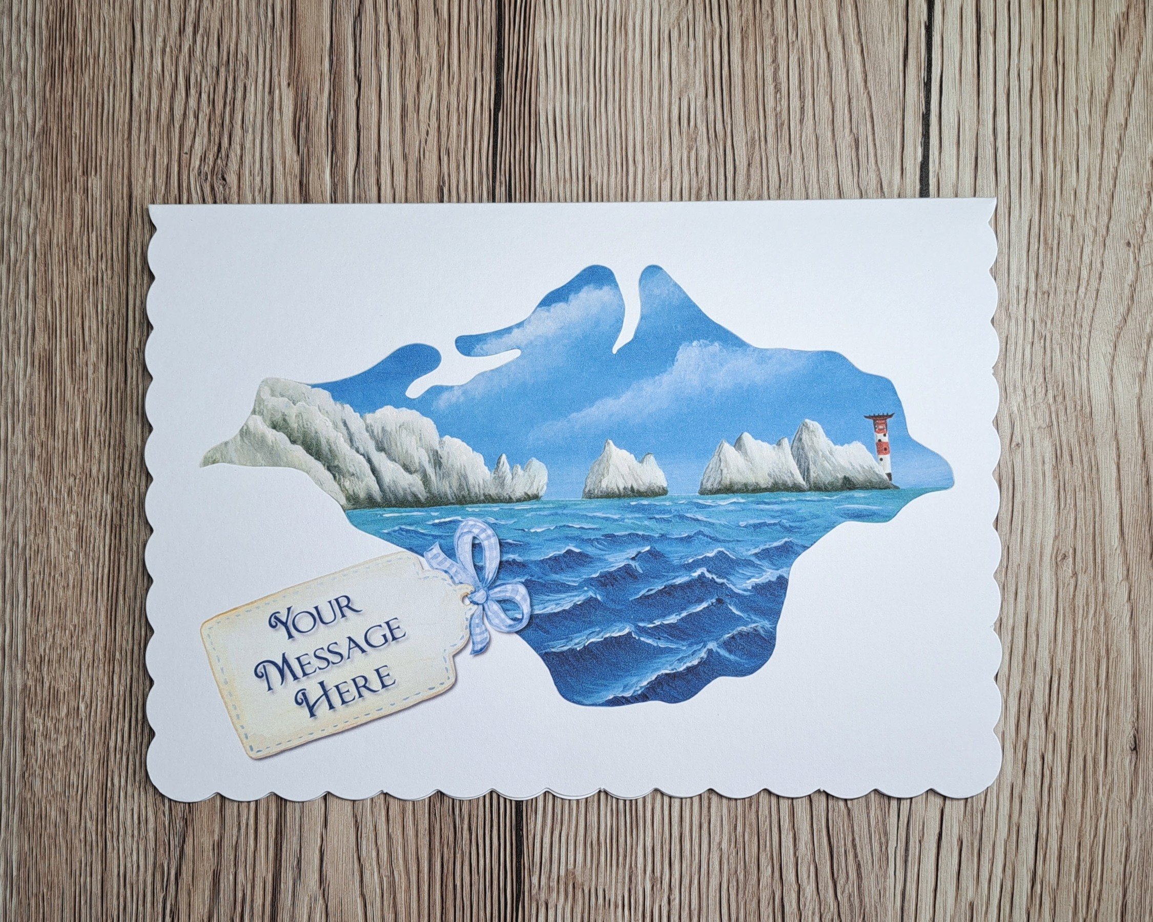 Isle of Wight Christmas Card — Dew Drop Crafts