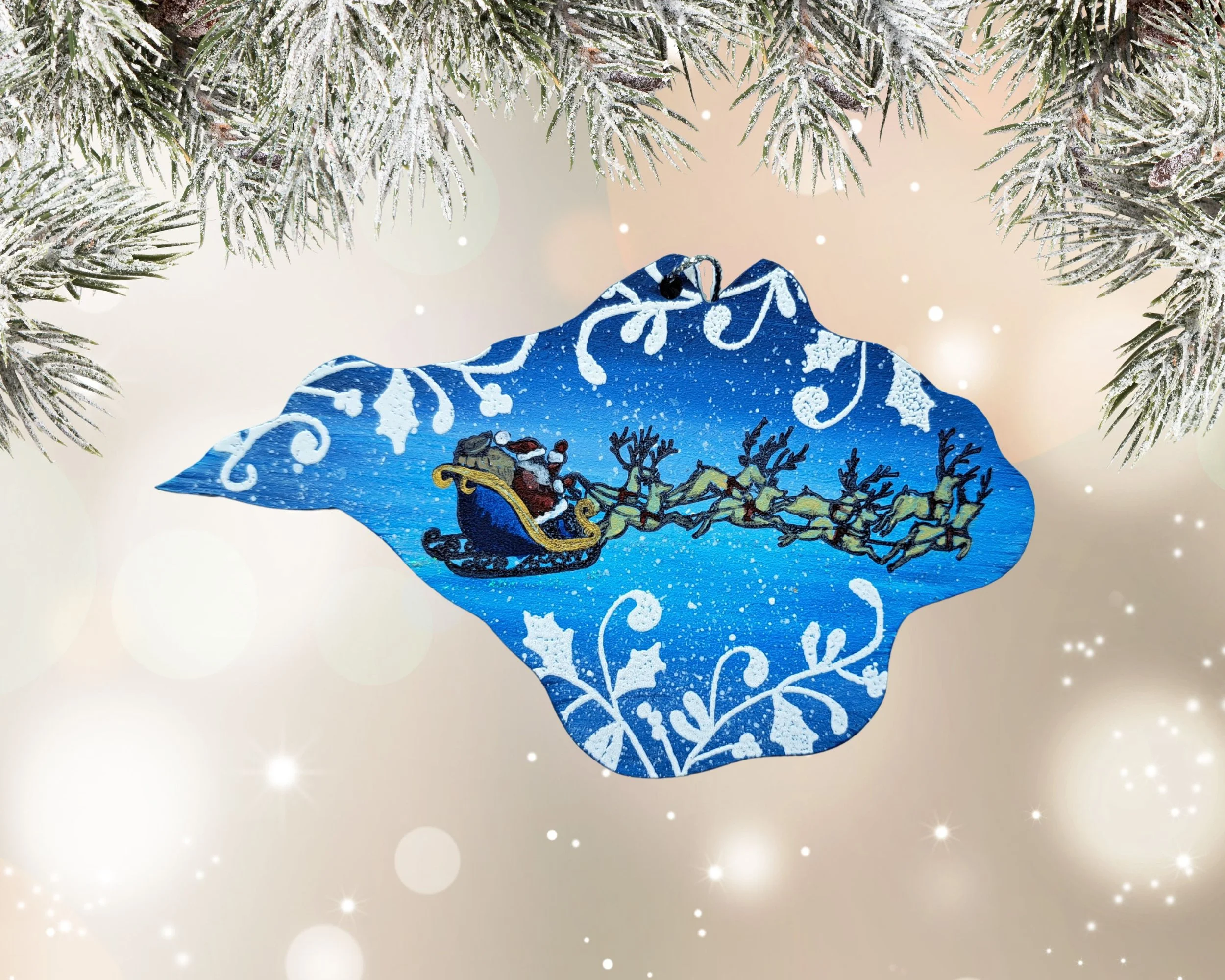 Isle of Wight Christmas Card — Dew Drop Crafts