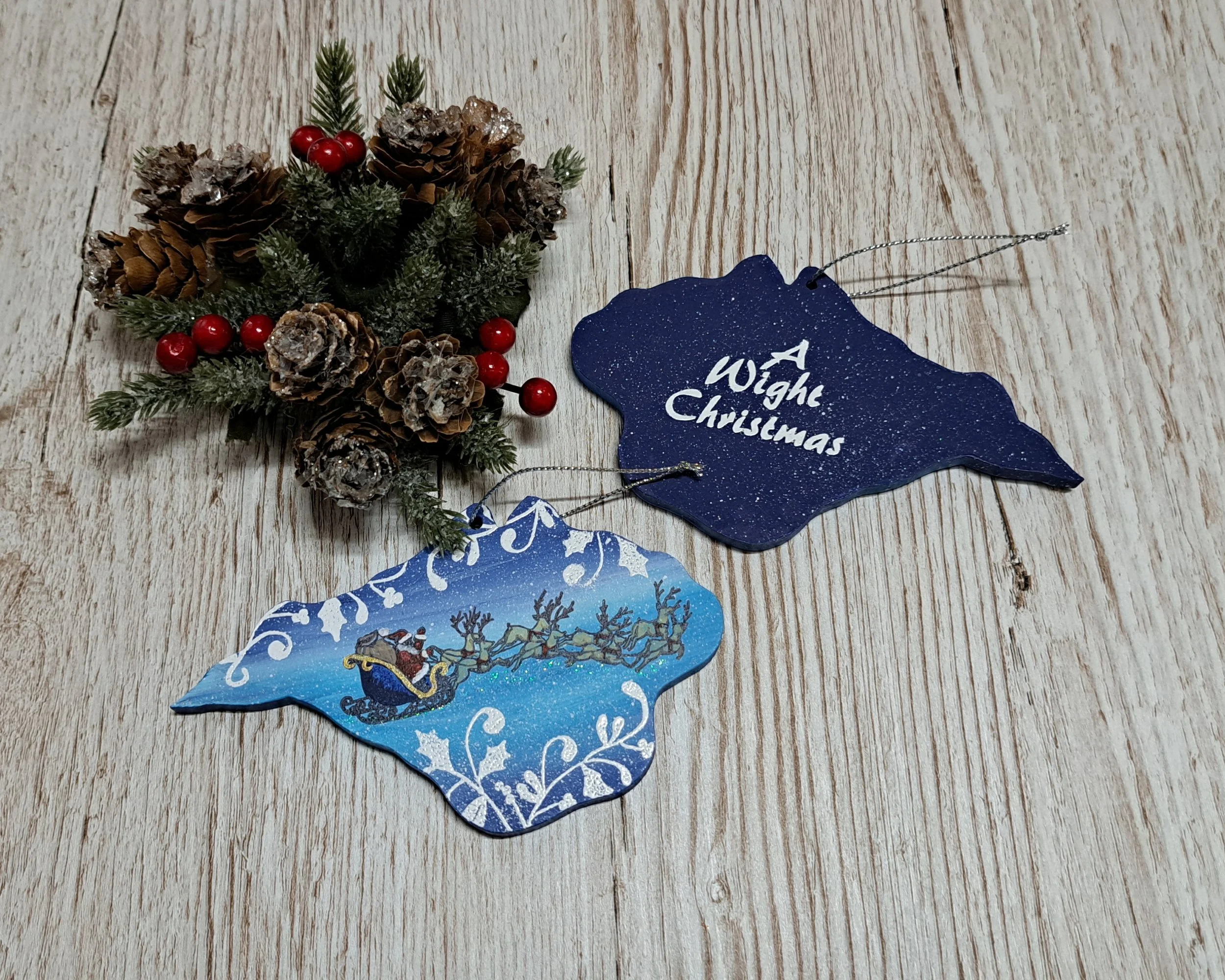 Isle of Wight Christmas Card — Dew Drop Crafts
