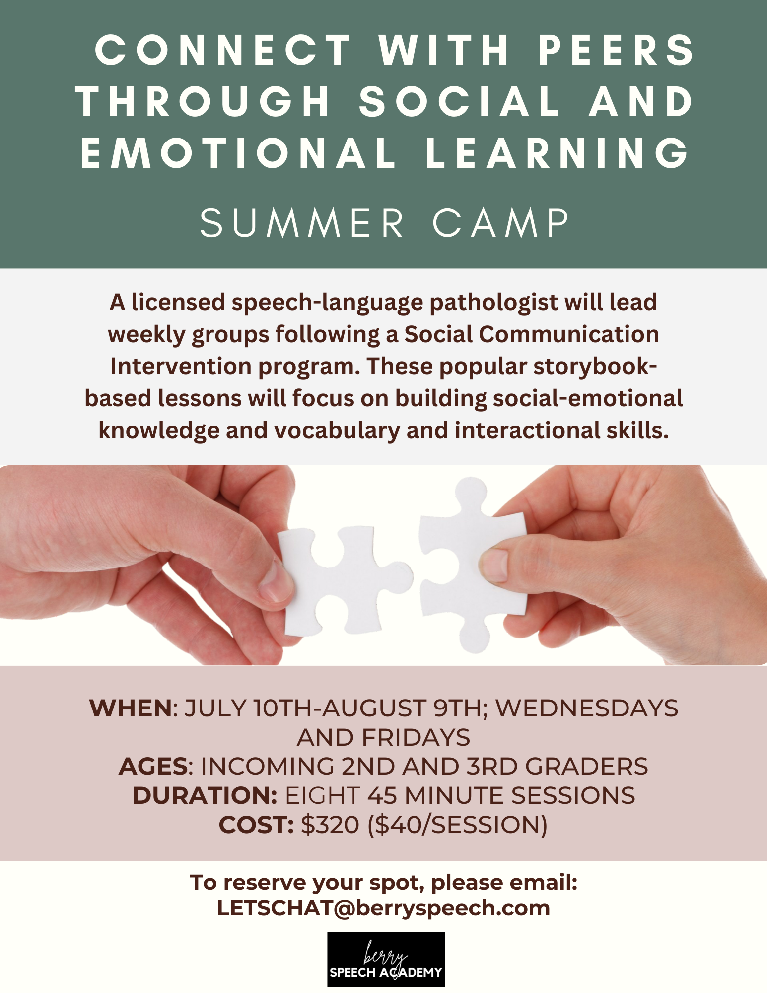 Speech Therapy Events Pittsburgh — Berry Speech Academy