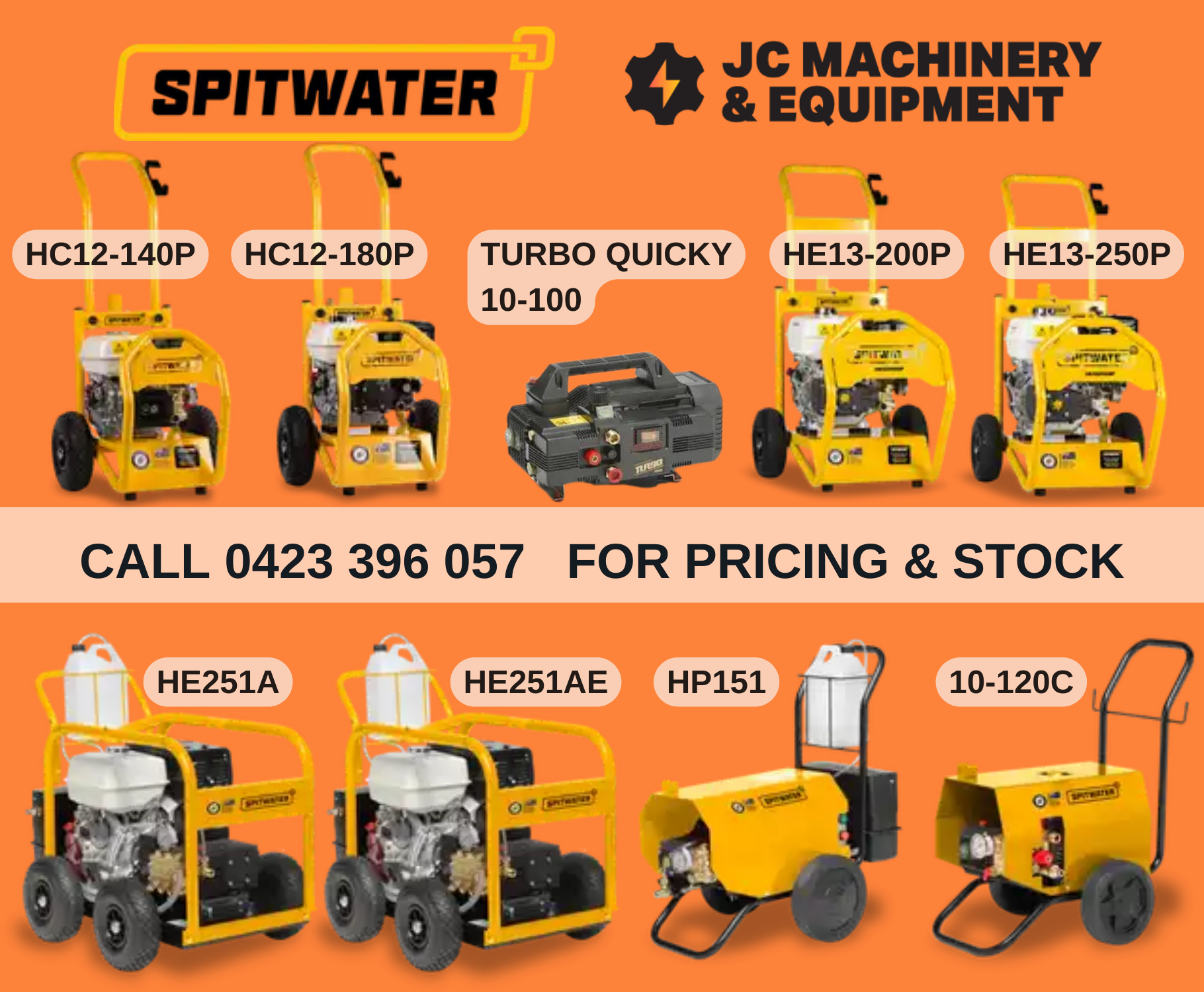 Spitwater — JC Machinery & Equipment