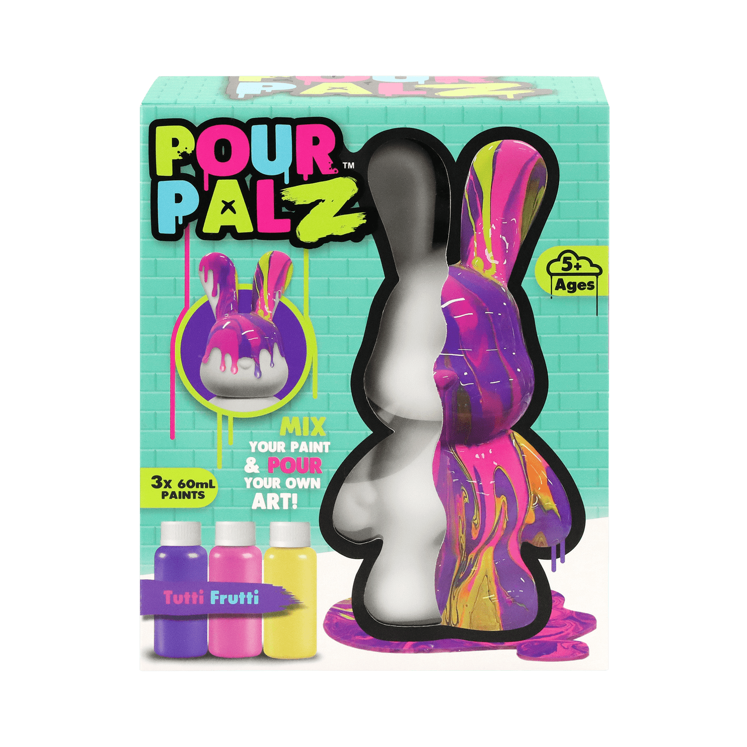 POUR PALZ LARGE PAINT BEAR WAVE 1 Berry Blast — TOYMONSTER