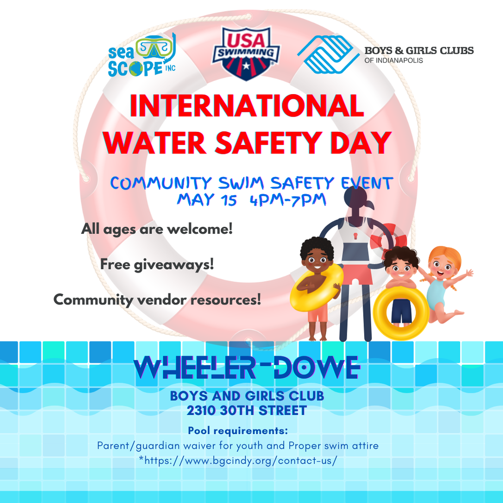 International Water Safety Day Swim Safety Clinic — SEA SCOPE INC