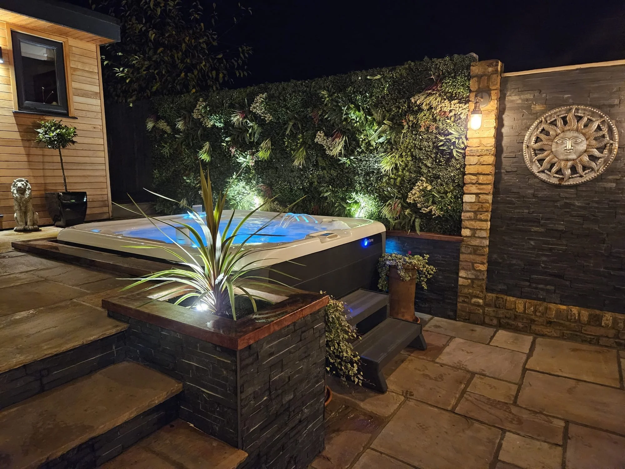 A Garden Room Office Including Jacuzzi and Outdoor Shower in Weybridge ...