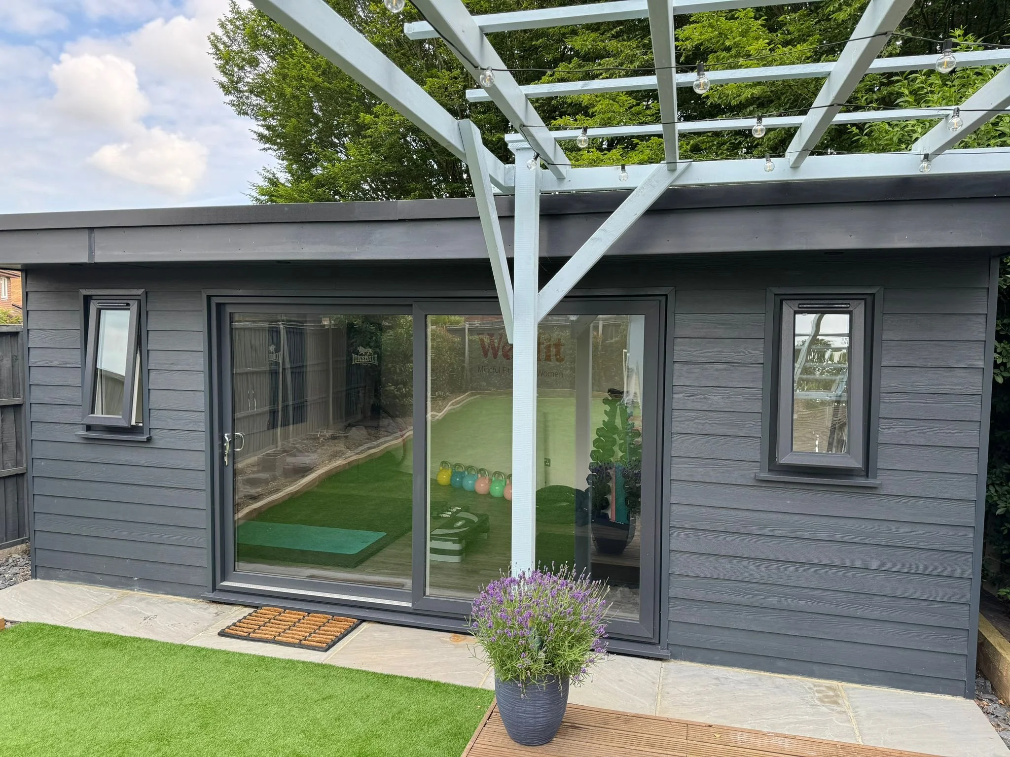 A Garden Room Gym in Addlestone, Surrey — Optisoul