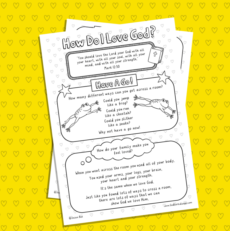 Free Printables for Kids Ministry & Home — God for Kids app