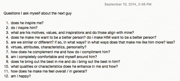 12 Vetting Questions to Ask Yourself On A New Date | Loveful Mind