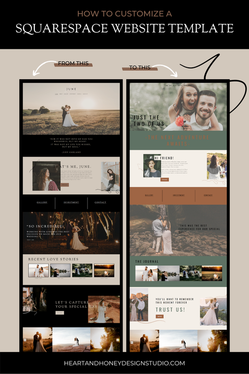 How to Easily Customize a Squarespace Website Template — Heart + Honey ...