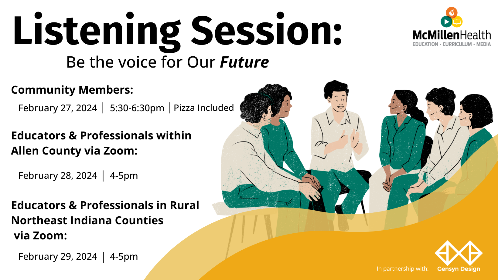 McMillen Health Listening Sessions — McMillen Health
