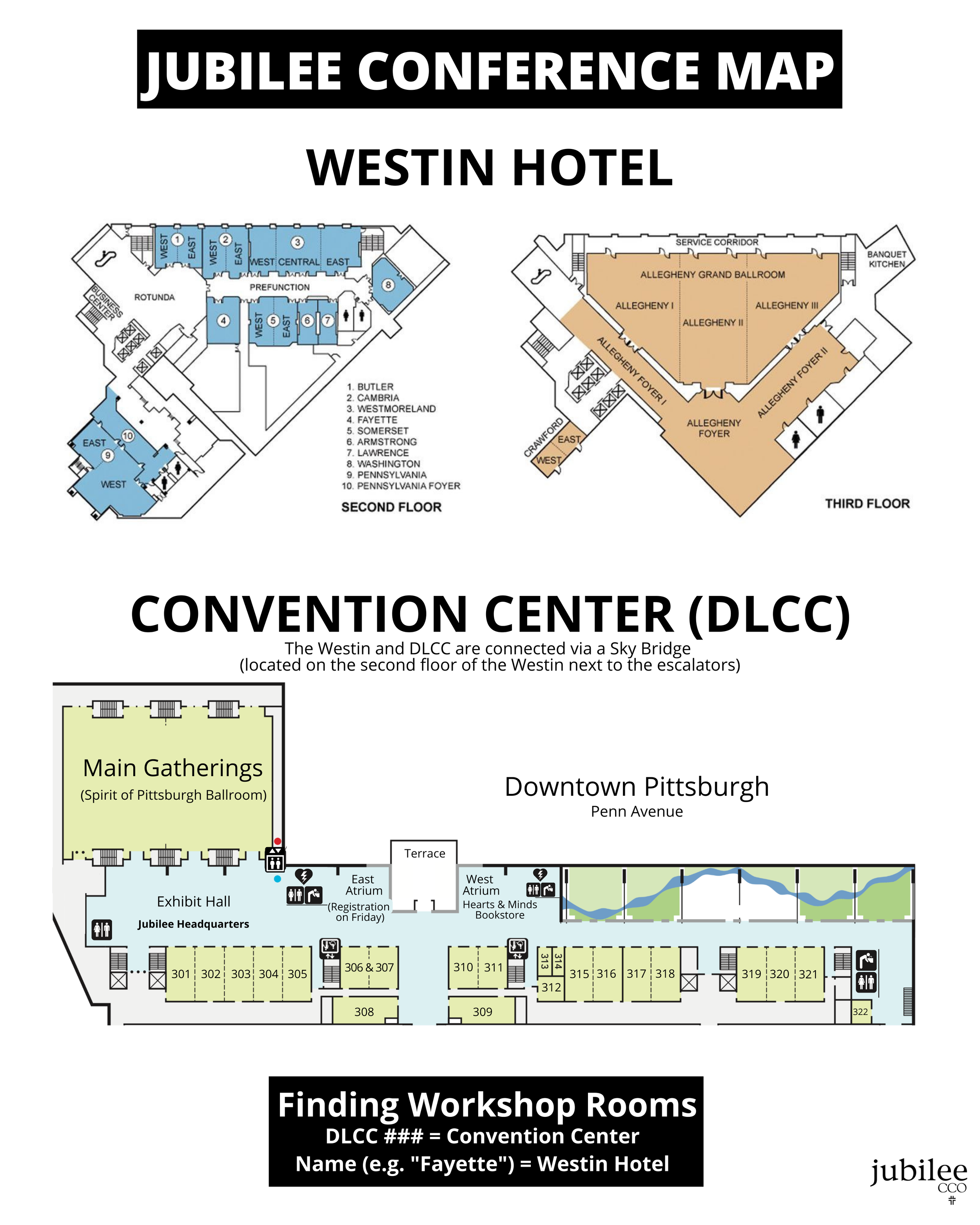Conference Map — Jubilee Conference