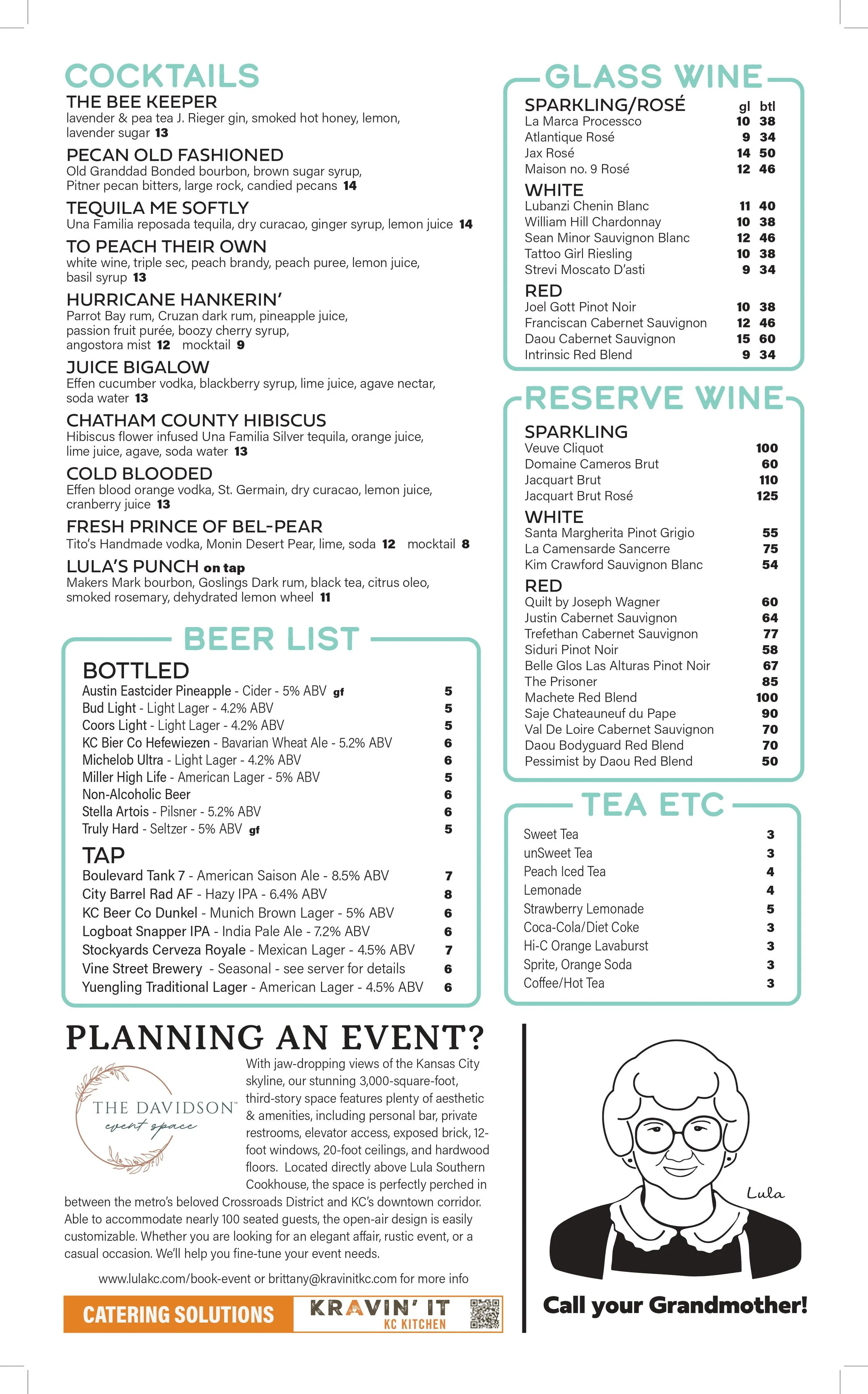 Supper — Lula Southern Cookhouse