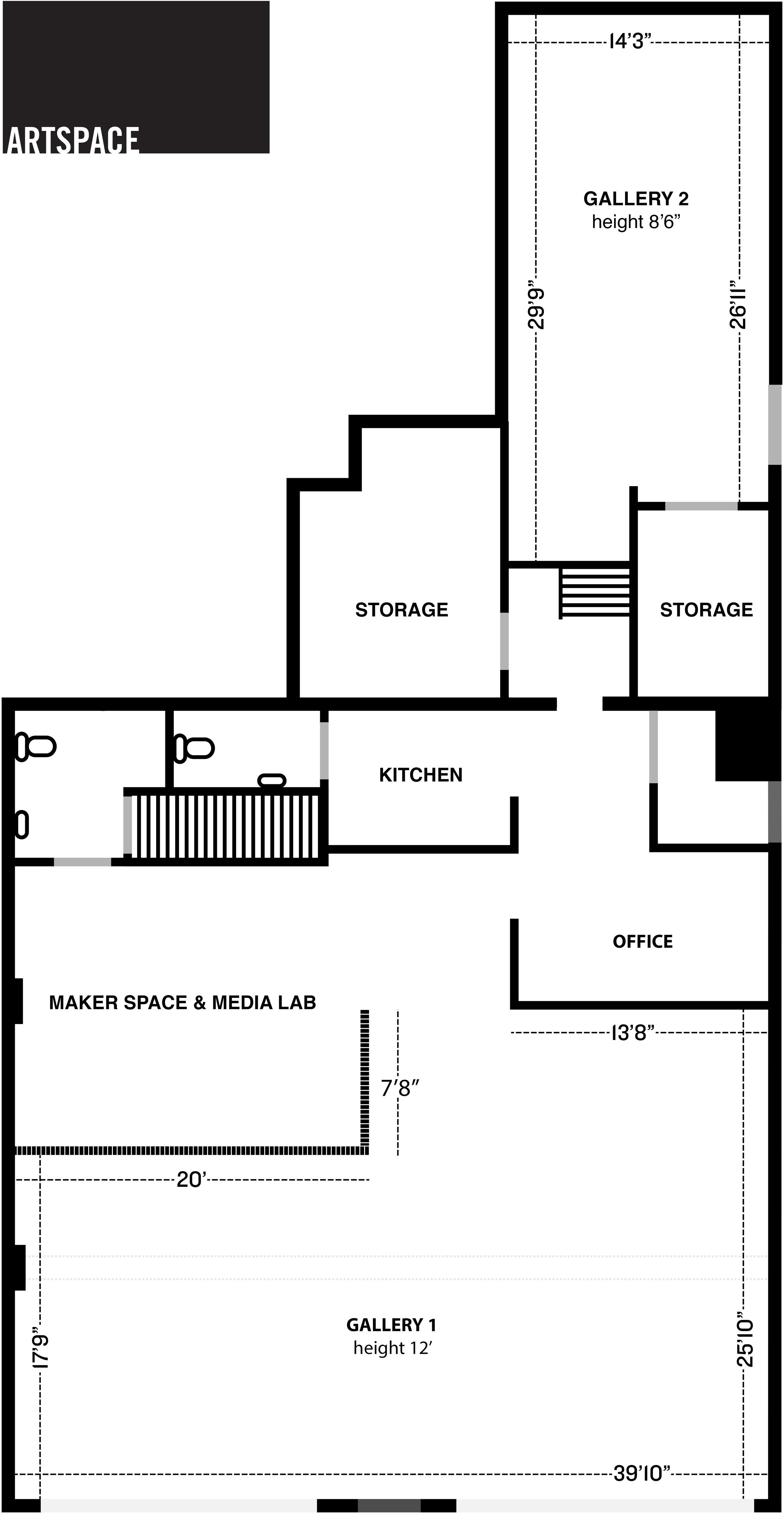 Artspace Floorplan — ARTSPACE PTBO.