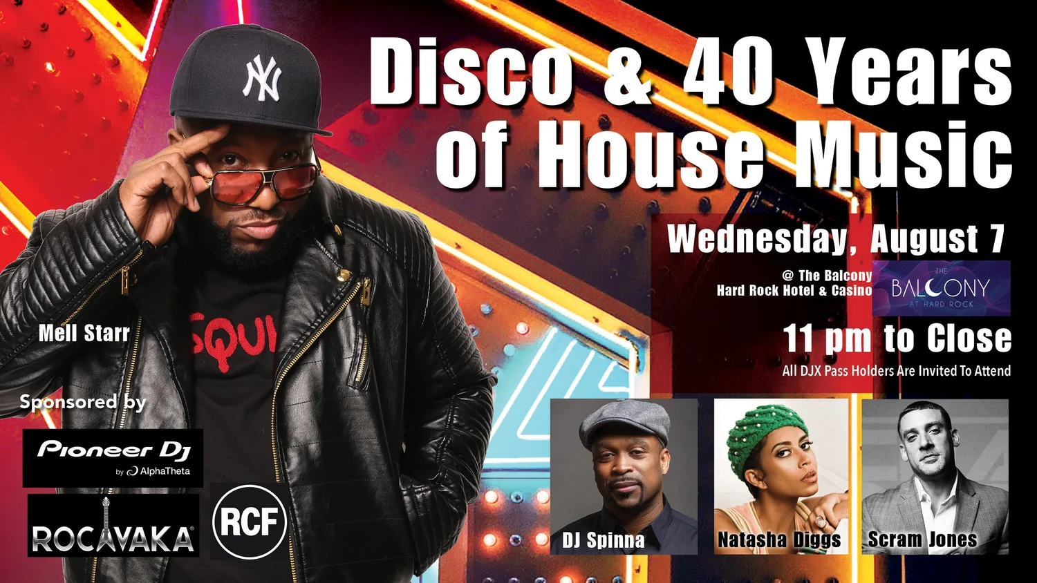 DJX ’24 After Dark: Closing Party to Spin Disco & 40 Years of House Music