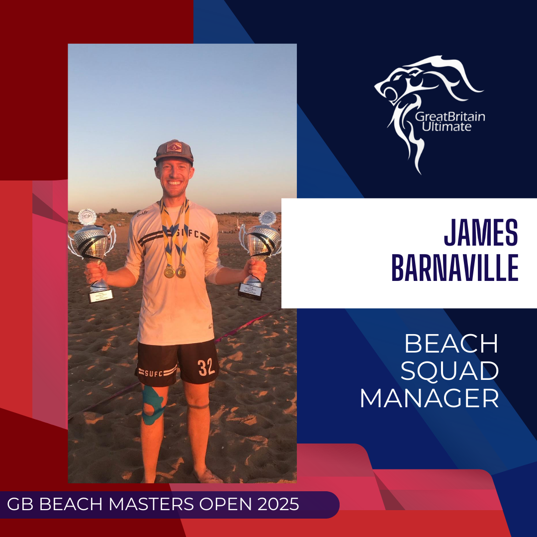 GB Beach Open Masters 2025 Squad Managers Appointed — UK Ultimate