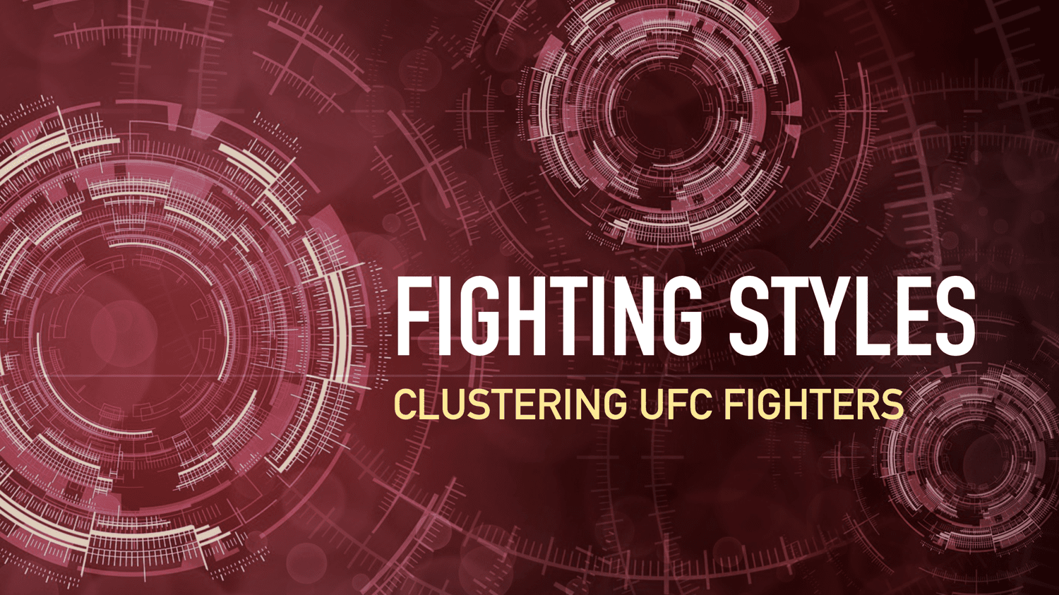 UFC Fighting Styles - K-Means Clustering Fighters by Style — David ...