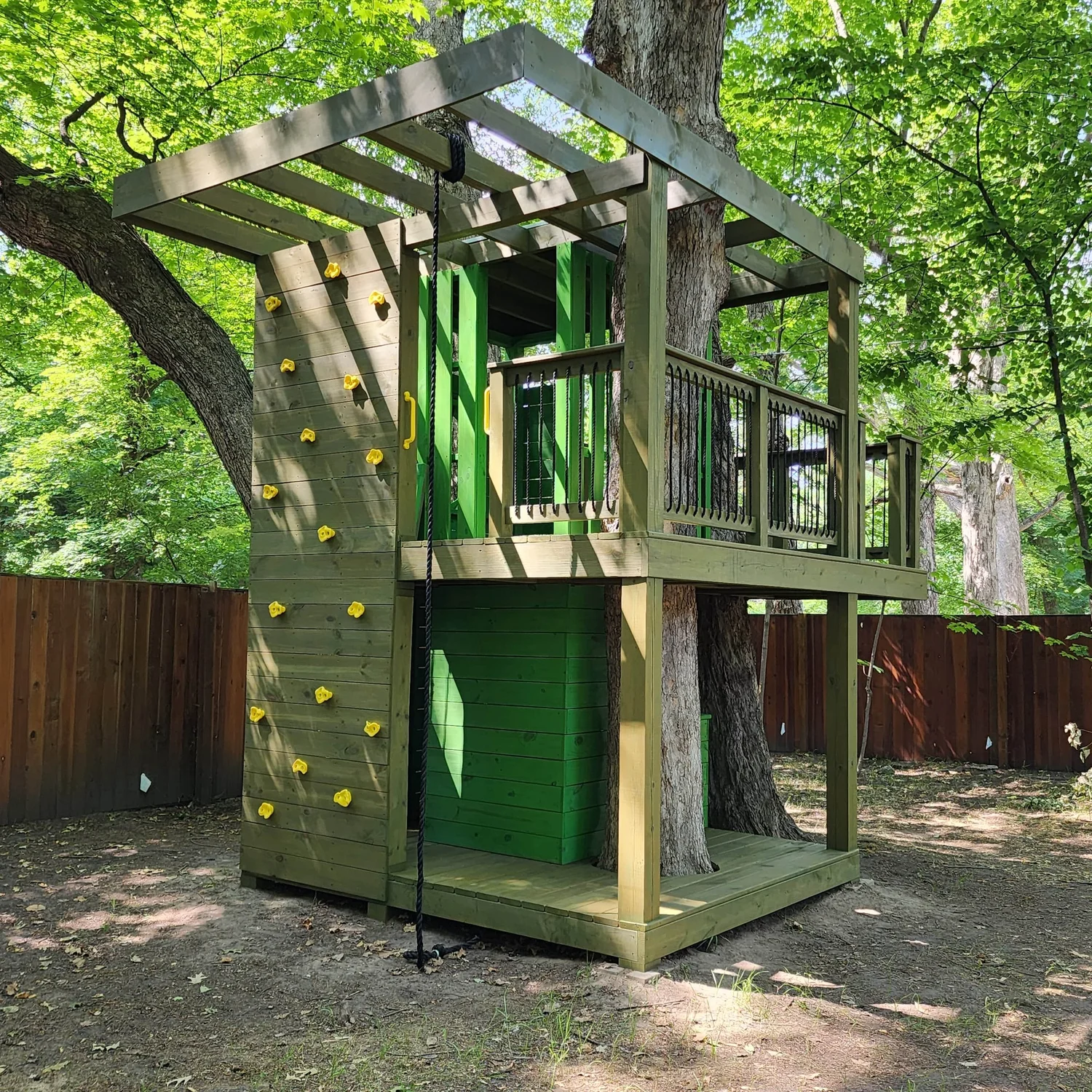 Woodland Village - Crafting Custom Play Structures at Fortz