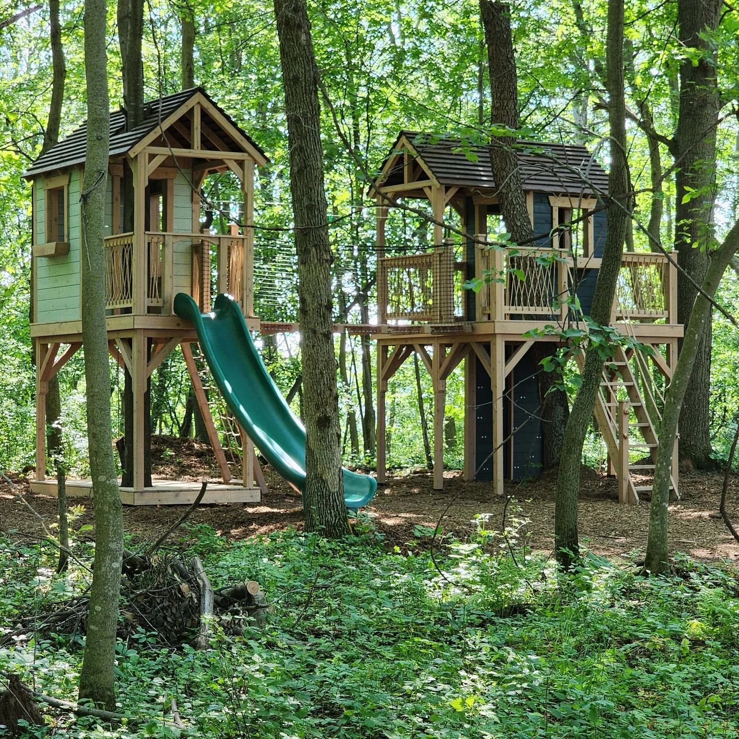 Sunshine Pines - Crafted Play Structure at Fortz