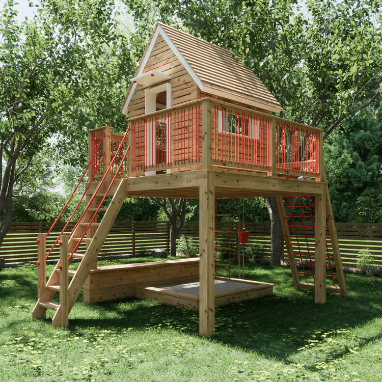 Minnesota's Custom Backyard Treehouses and Play Structures
