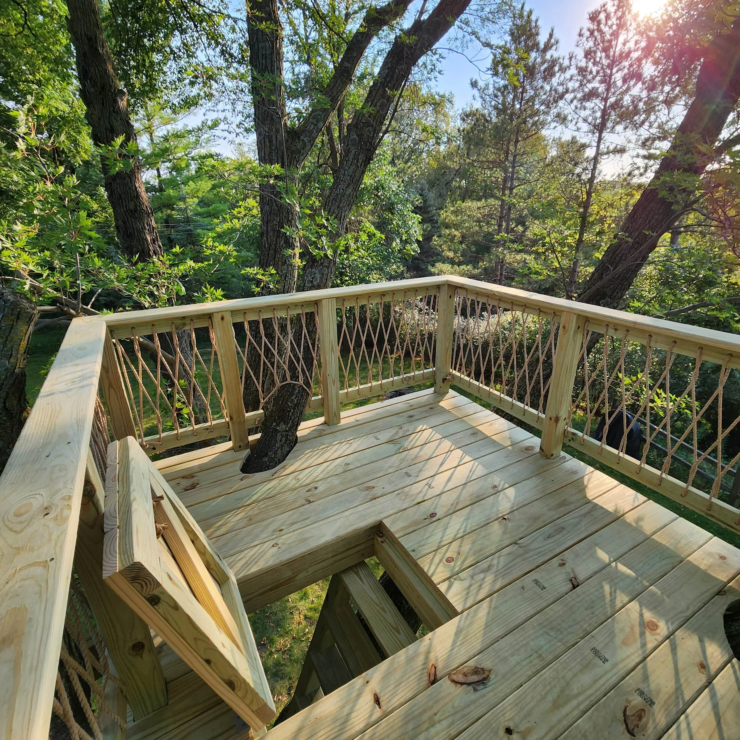 Sunset Perch - Crafted Tree Decks at Fortz