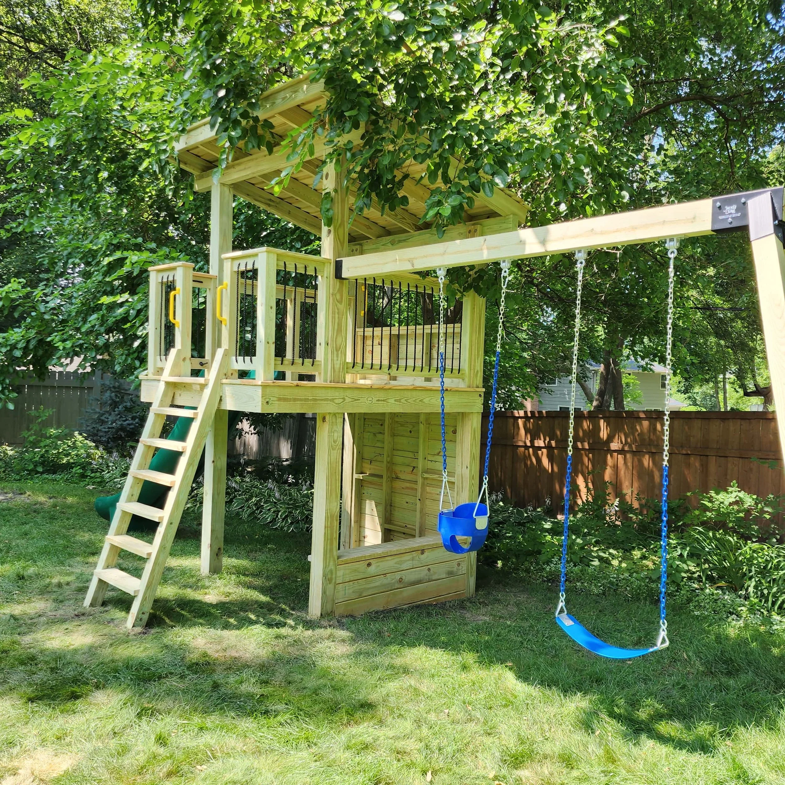 Nestled Canopy - Crafting Custom Play Structures at Fortz