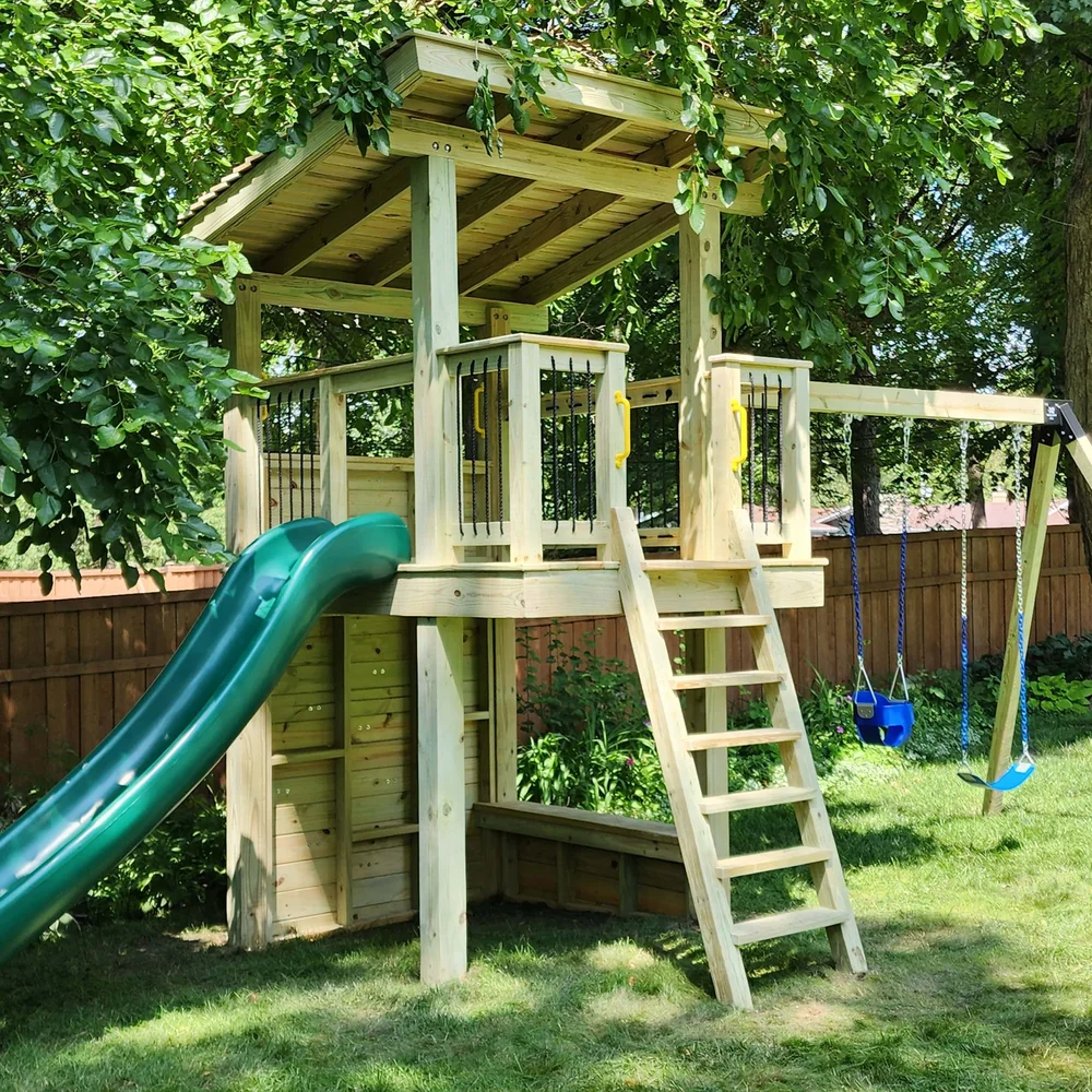 Nestled Canopy - Crafting Custom Play Structures at Fortz