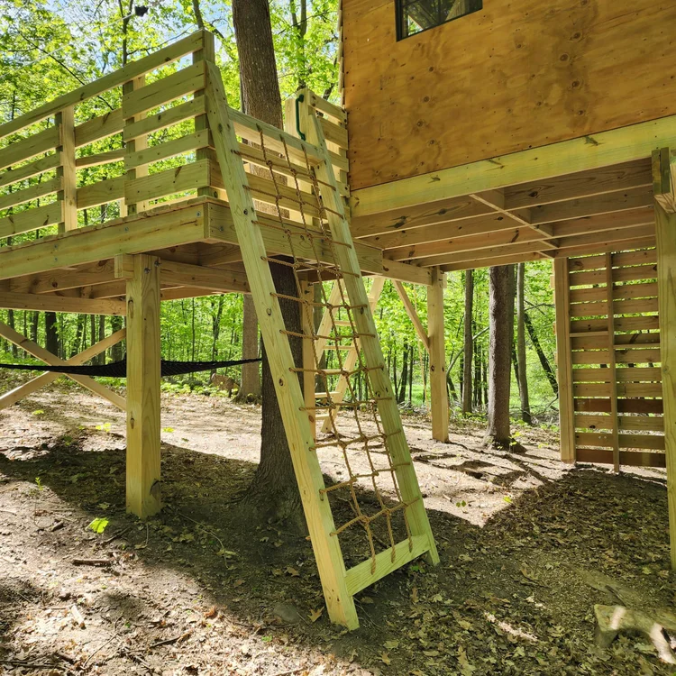 Treetop Nest - Crafted Play Structures at Fortz