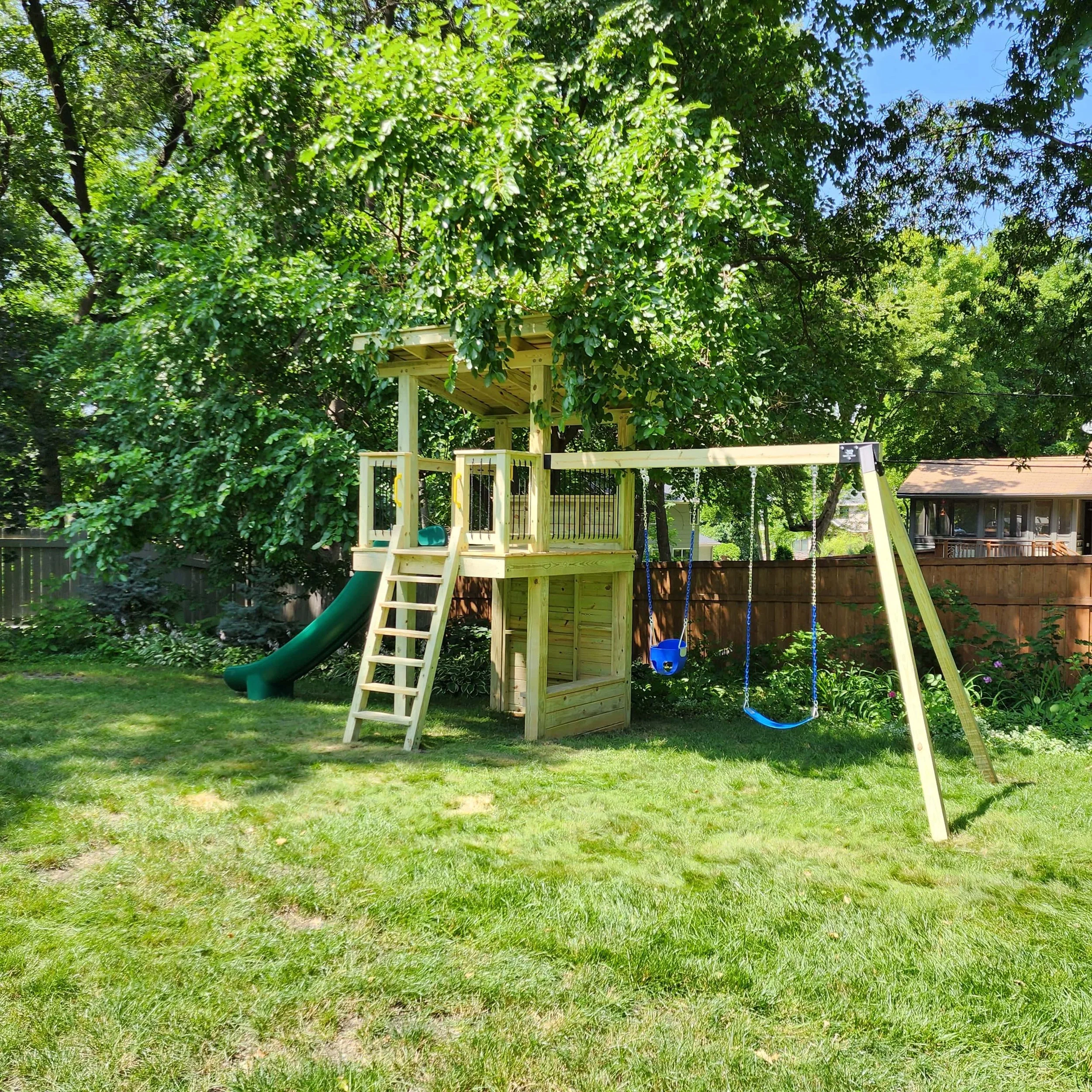 Nestled Canopy - Crafting Custom Play Structures at Fortz
