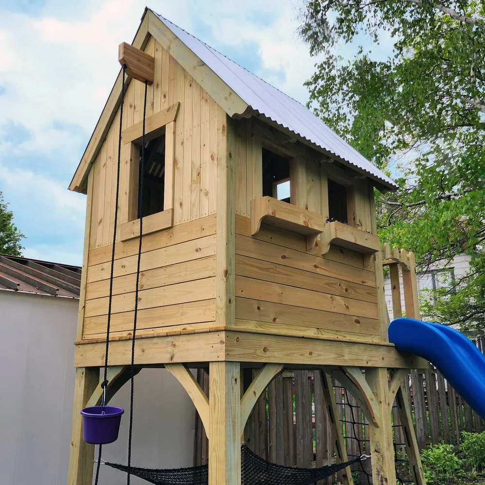 Birch Tree Cottage- Crafting Custom Play Structures at Fortz