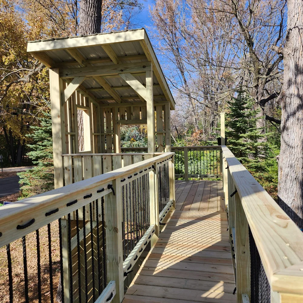 Lookout Bridge - Crafting Custom Play Structures at Fortz