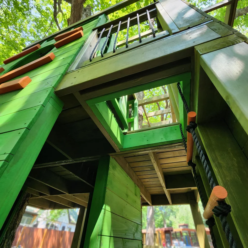 Woodland Village - Crafting Custom Play Structures at Fortz