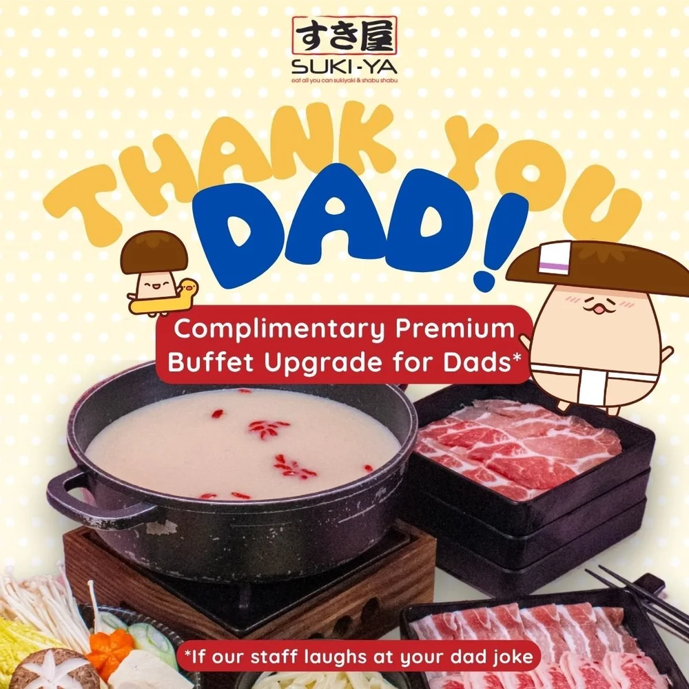 Best Fathers Day Celebration Buffet Dinner Spot in Singapore 2025 — Suki-Ya