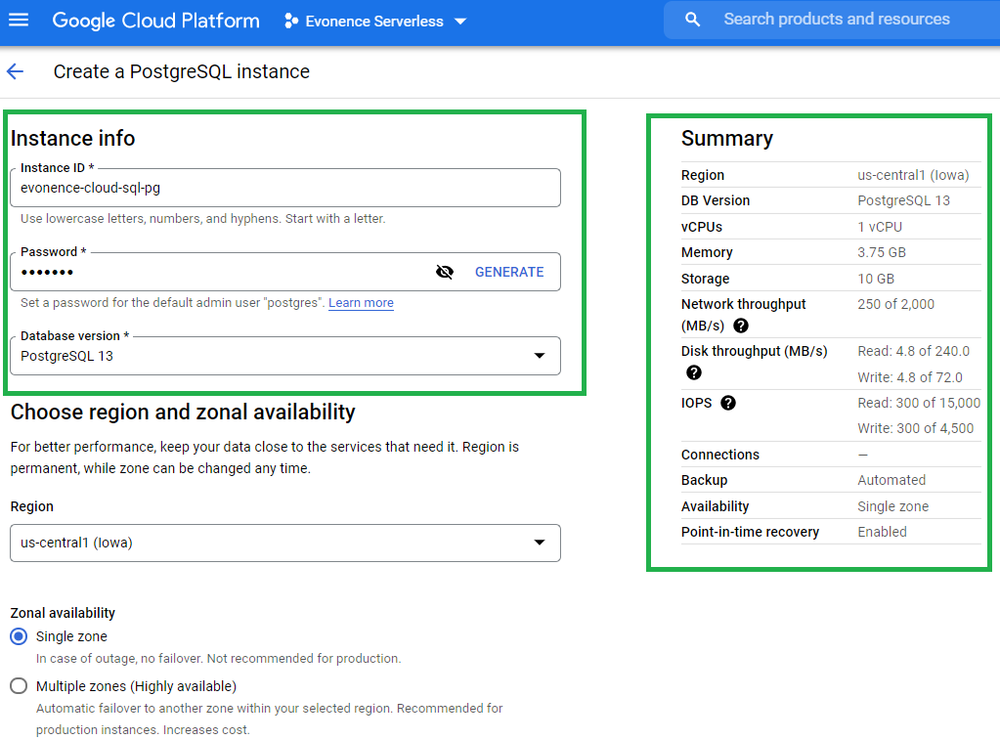 Cloud Run accessing Cloud SQL with Serverless VPC Connector — Evonence | Google Cloud Partner