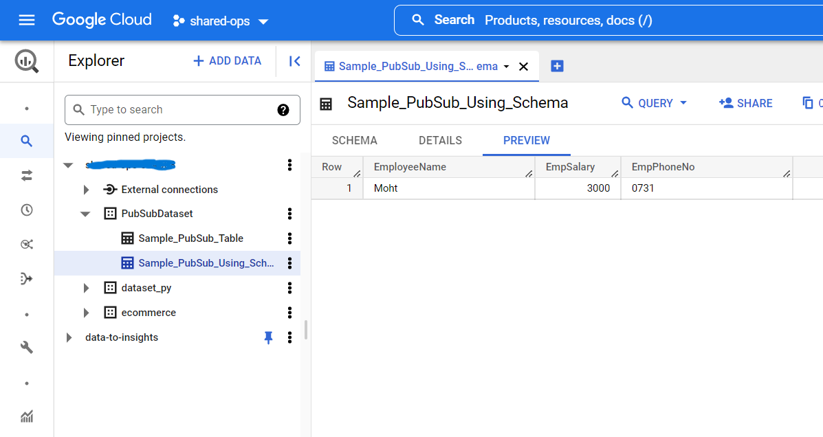 Ingesting Streaming Data into Bigquery by Directly Using Pubsub — Evonence | Google Cloud Partner