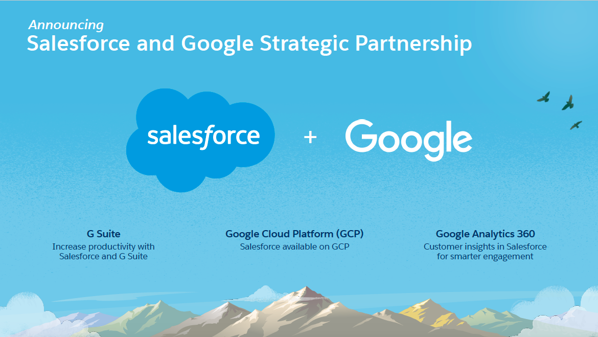 Salesforce and Google Form New Global Strategic Partnership — Evonence ...