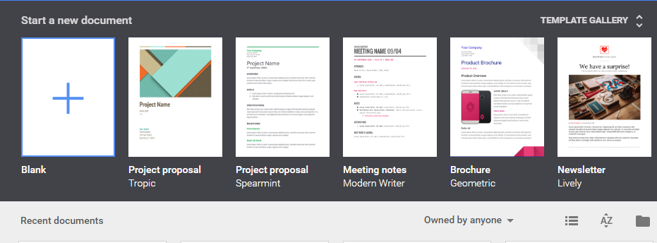 New custom templates in Google Drive..! — Evonence | Google Cloud Partner