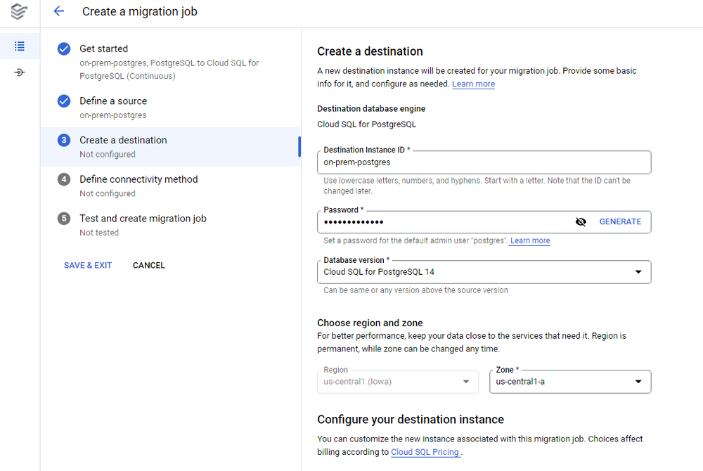 Postgres database OnPrem to Cloud SQL migration — Evonence | Google ...