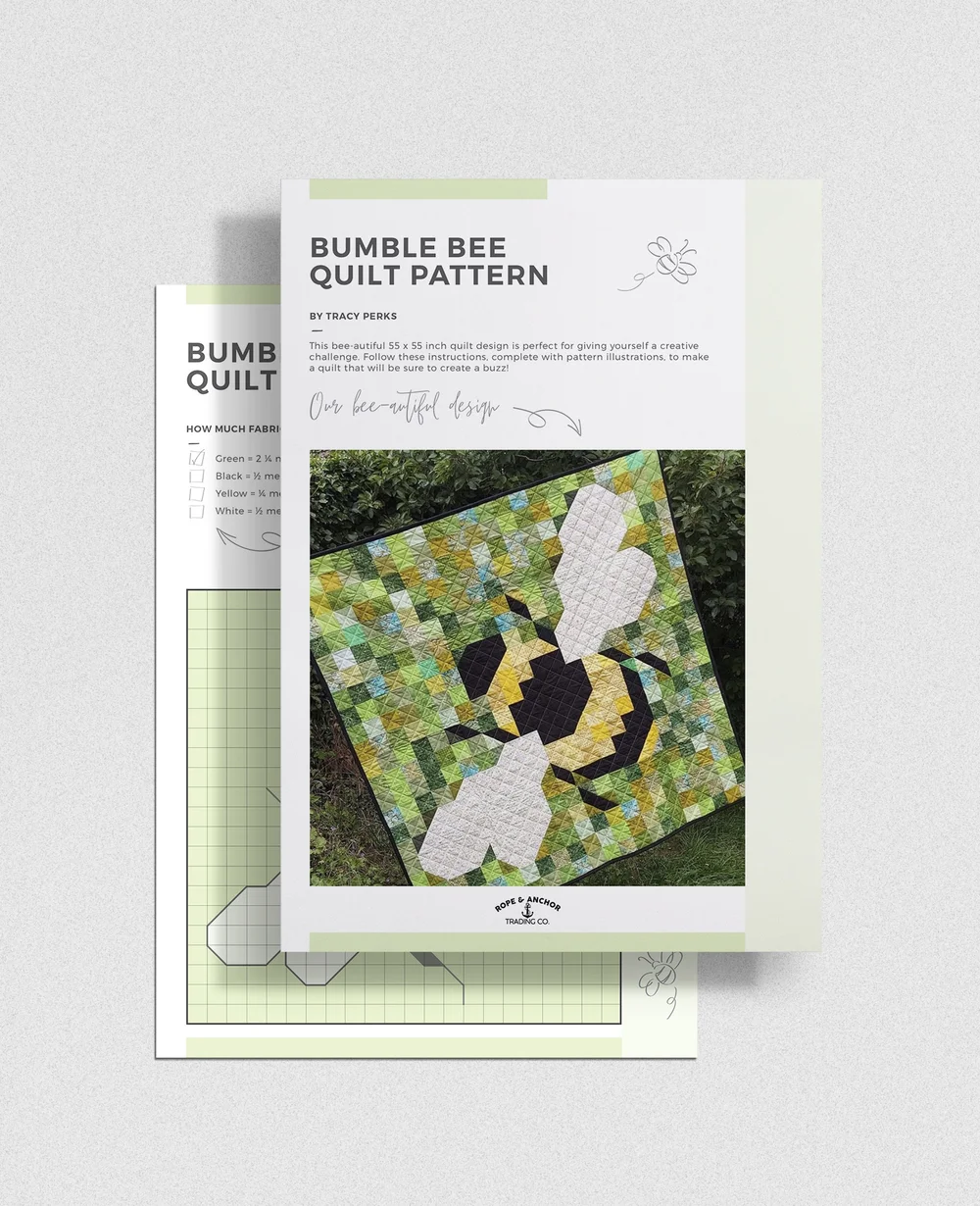Bumble Bee Quilt Pattern — Rope and Anchor Trading Co.