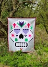 Sugar Skull Quilt Pattern - Halloween Quilt Pattern and Day of the Dead ...