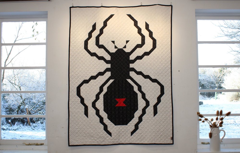 Spider Quilt Pattern - Halloween Quilt Pattern — Rope and Anchor ...