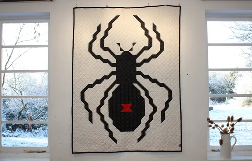 Spider Quilt Pattern - Halloween Quilt Pattern — Rope and Anchor ...