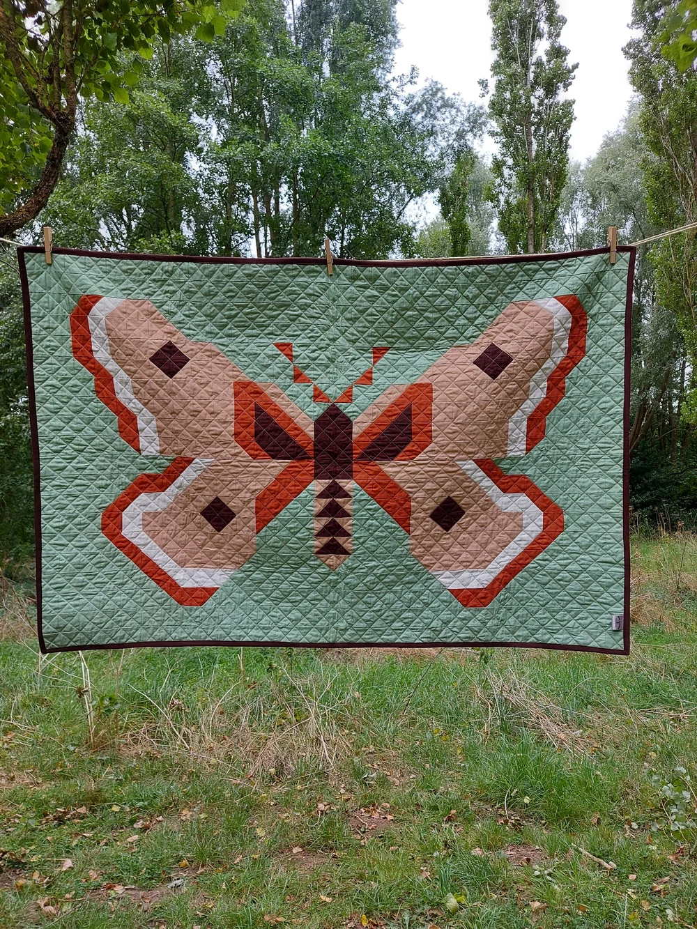 Moth Quilt Pattern - Easy Quilt Pattern — Rope and Anchor Trading Co.
